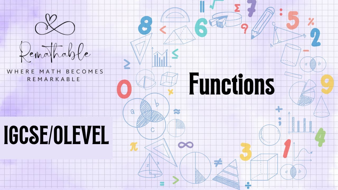 Functions | Domain, Range, Inverse, Composite | Complete IGCSE & O ...