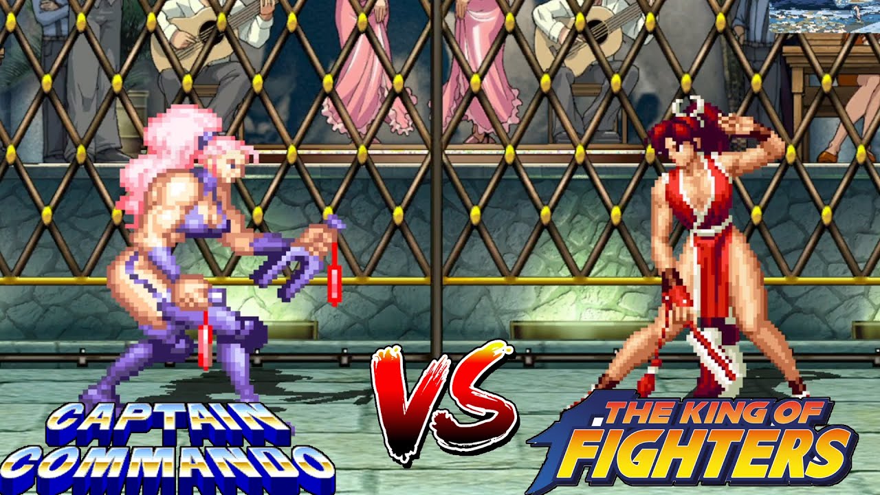 CAROL BASIA VS MAI SHIRANUI - Captain Commando VS King of Fighters Cross Battle Gameplay - YouTube