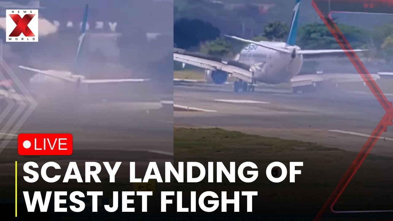 WestJet Flight Landing Incident LIVE: WestJet plane makes hard landing ...