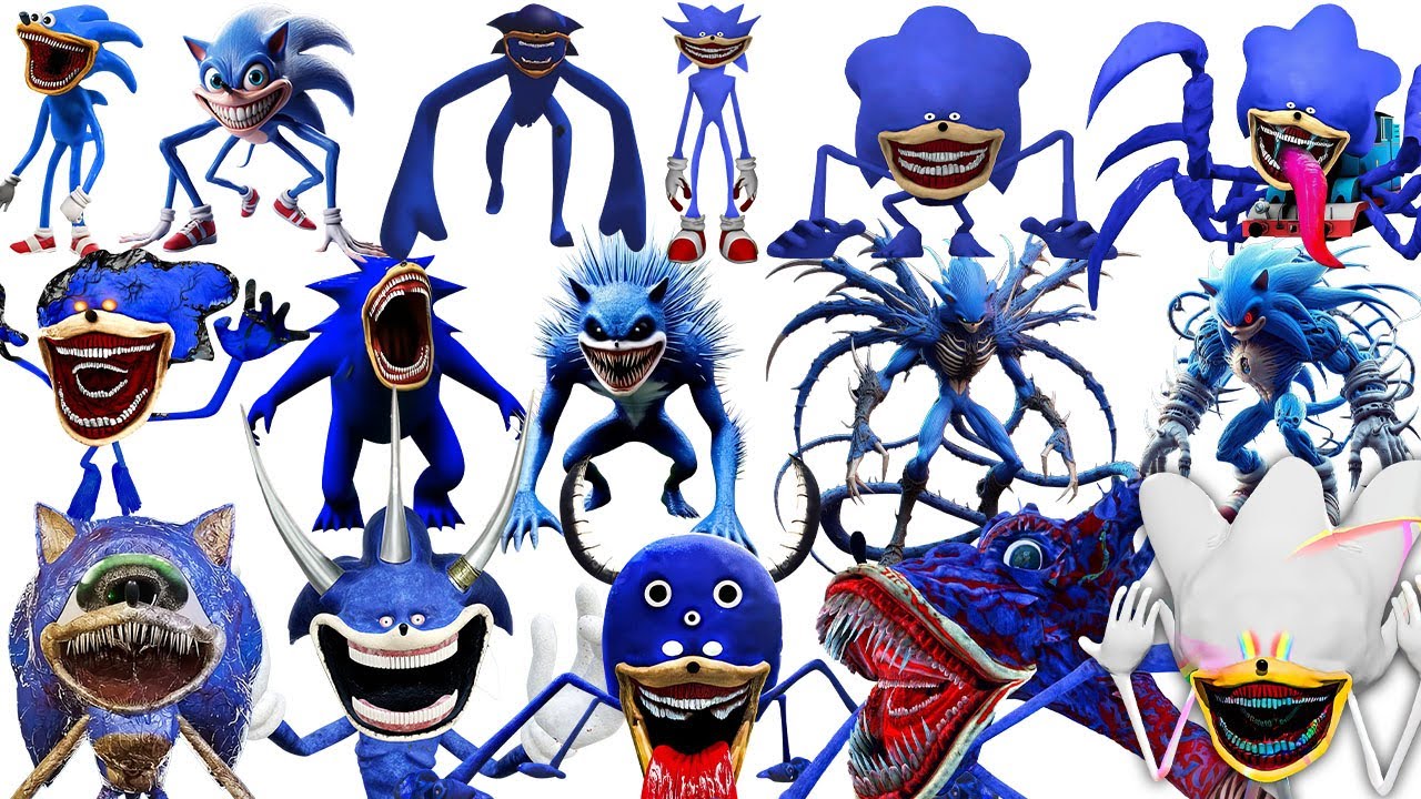 Todas las 100 Transformaciones de SONIC TAPES - YouTube