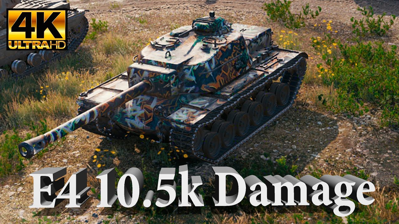 T110E4 video 10.5k Damage, 5 kills, 1462 exp Ultra HD 4K, World of ...