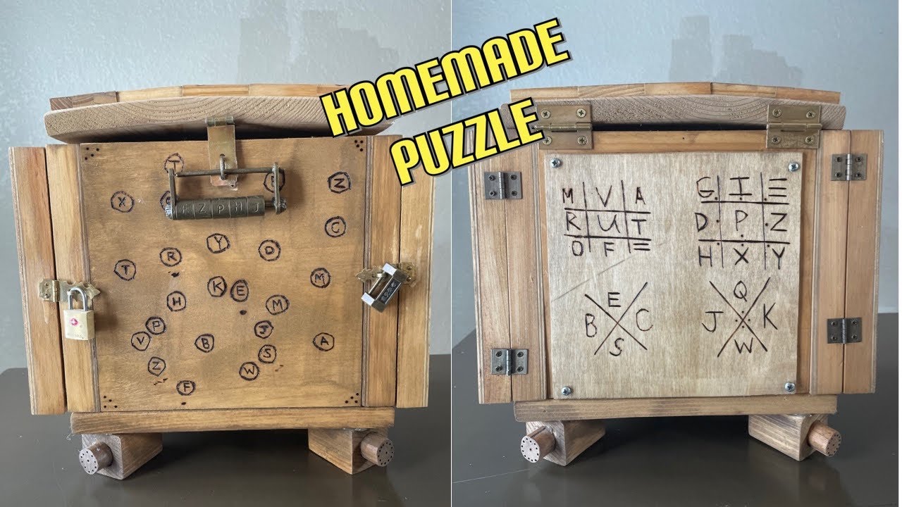 SOLVING a Homemade Puzzle Box!!! - YouTube