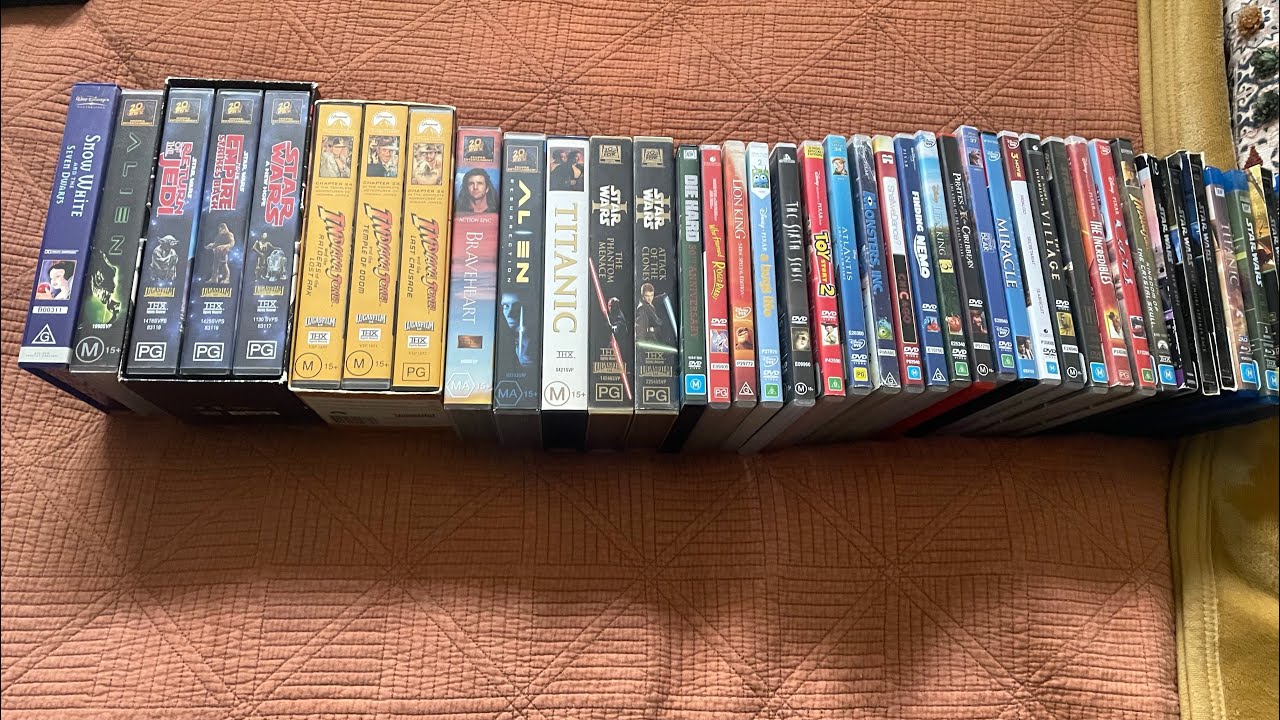 My THX Certified VHS,DVD and Blu-ray Collection - YouTube