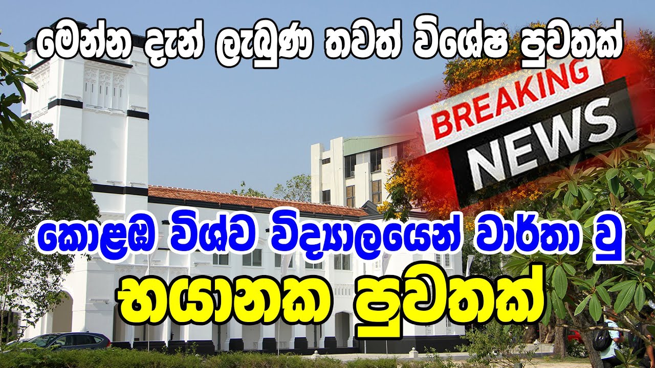 A special report from the University of Colombo - YouTube