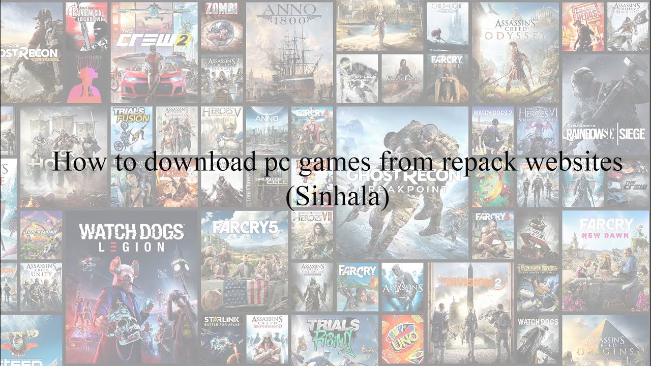 How to download pc games from repack websites(Sinhala) - YouTube