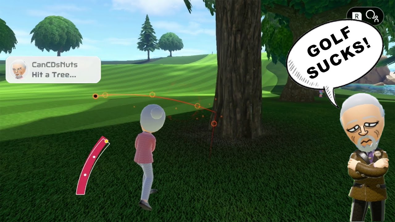 Massive Golf RAGE In Switch Sports Golf... 🤬 - YouTube