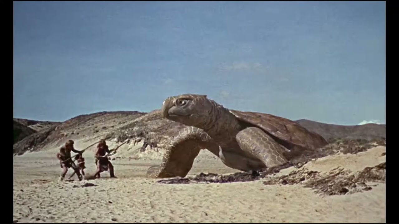 Archelon Fight (One Million Years B.C. 1966) - YouTube