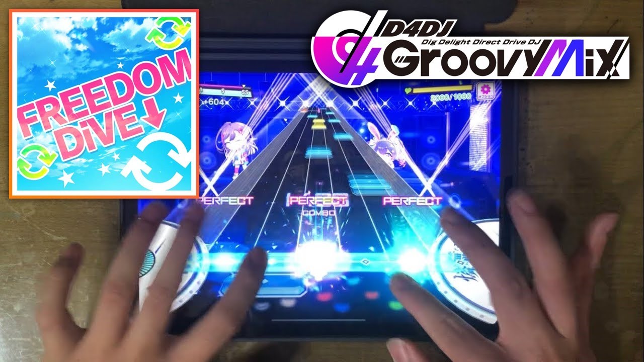【自由潛水↓｜D4DJ Groovy Mix】FREEDOM DiVE↓ (Expert 15) Perfect Full Combo ...