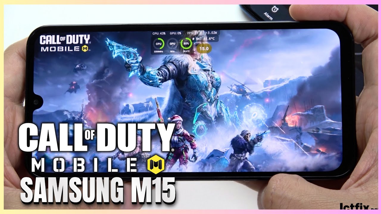 Samsung Galaxy M15 Call of Duty Mobile Gaming test CODM | Dimensity ...