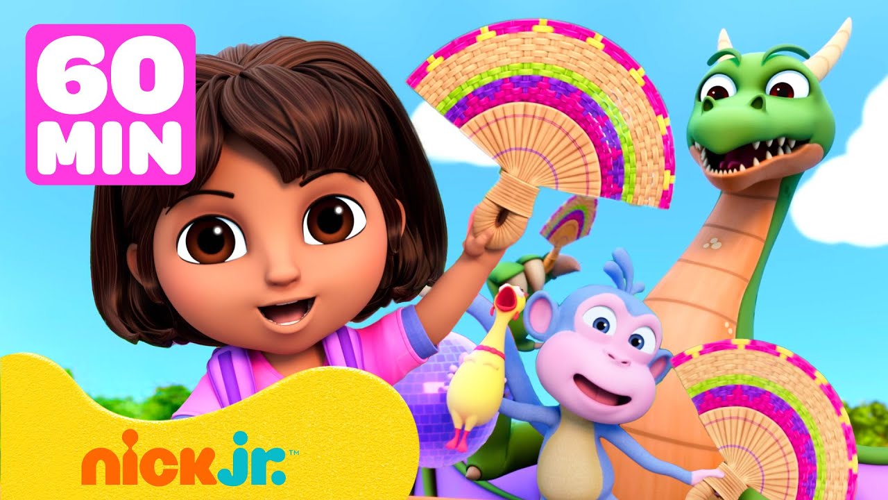 Dora | Vamos ajudar a Dora por 90 minutos! | Nick Jr. em Português ...