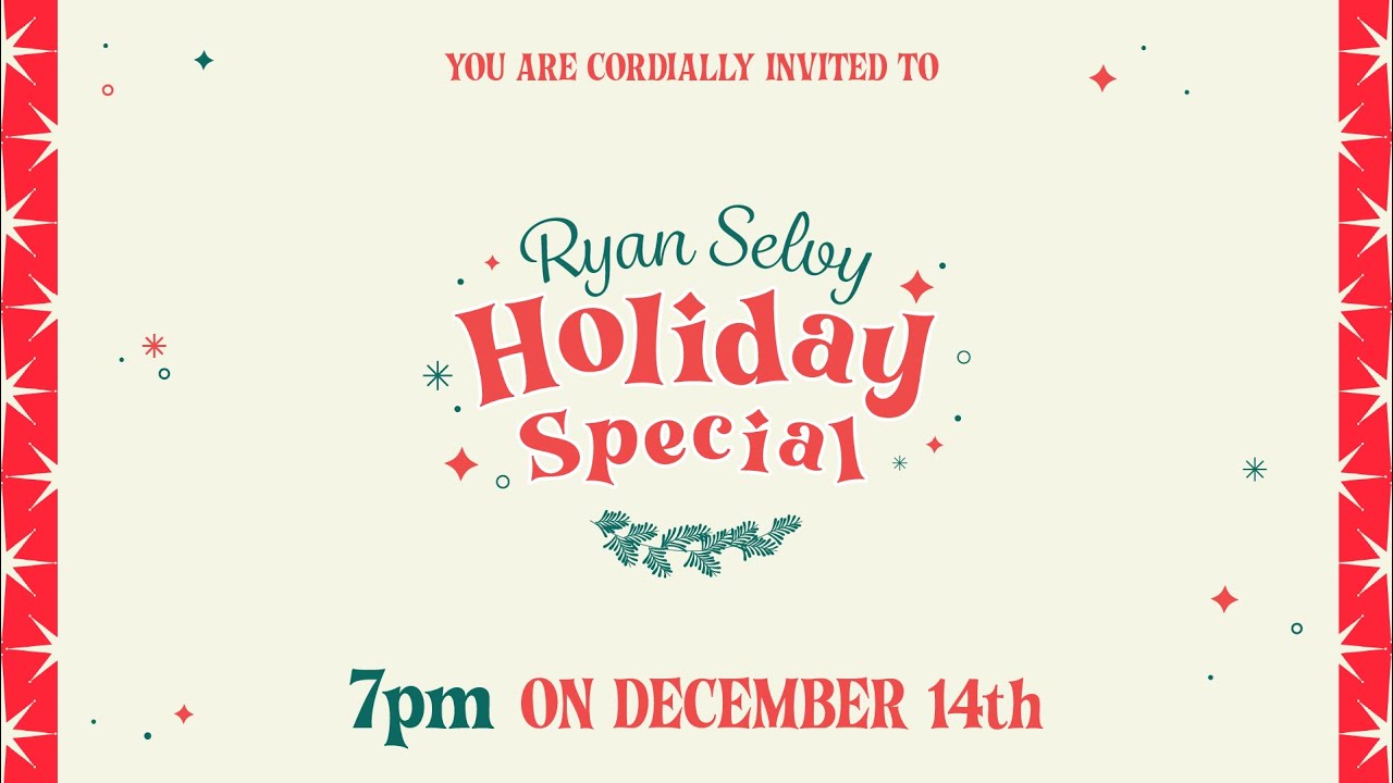 Ryan Selvy's 3rd Annual Holiday Special - YouTube