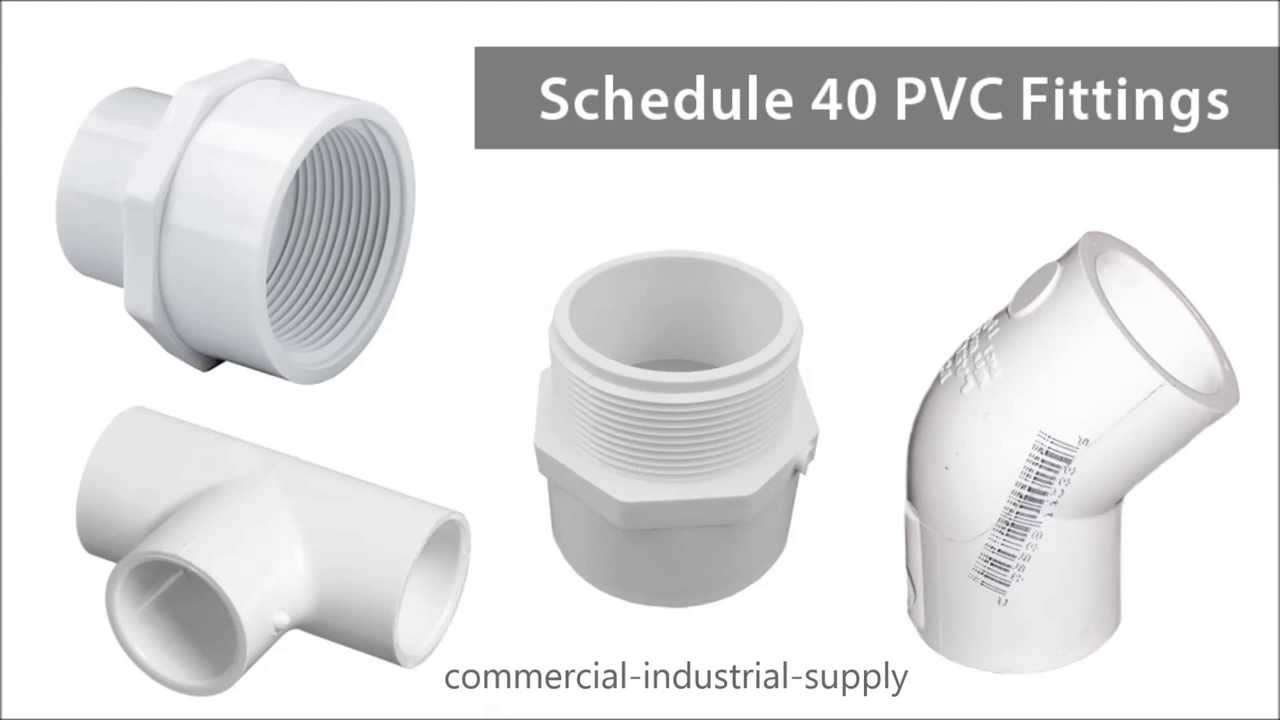 Schedule 40 PVC Fittings YouTube