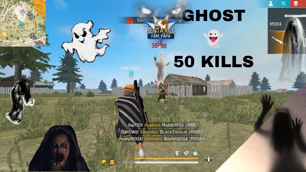 Free fire Ghost game 👻 in real life #viral Ghost Prank 👻 Bhoot - YouTube