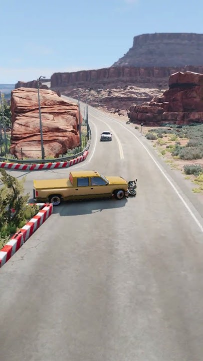 Realistic Highway Car Crashes #423 - BeamNG.Drive - YouTube