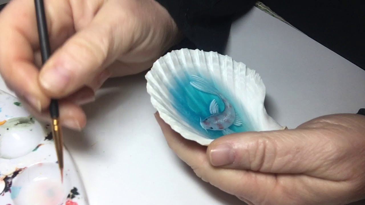3D Painted Fish PT 3 - YouTube