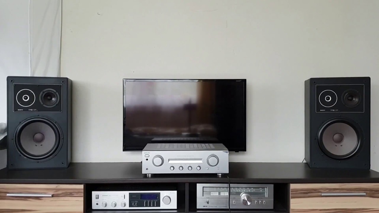 Sony TA-FE370 + Sony E71 - YouTube