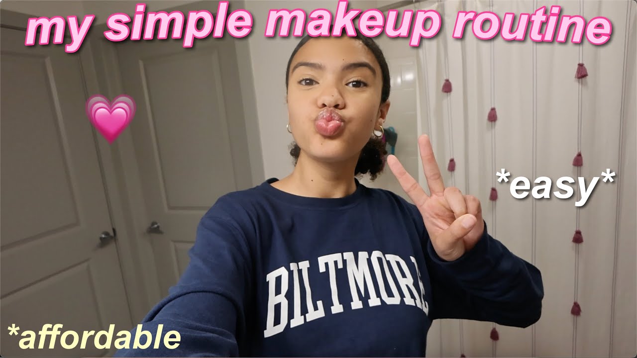 My simple makeup routine *realistic* | affordable and quick 2024♡ - YouTube
