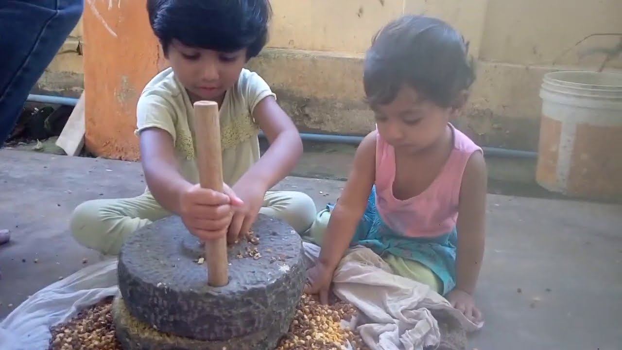Thiragali |Toddlers making Fun with Ammamma | Ammamma Thiragali ...