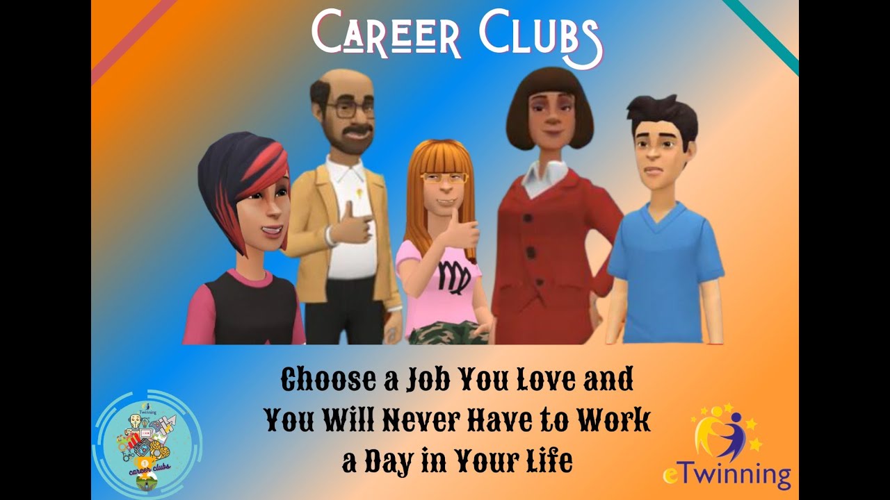 career clubs eTwinning project professions street animation - YouTube