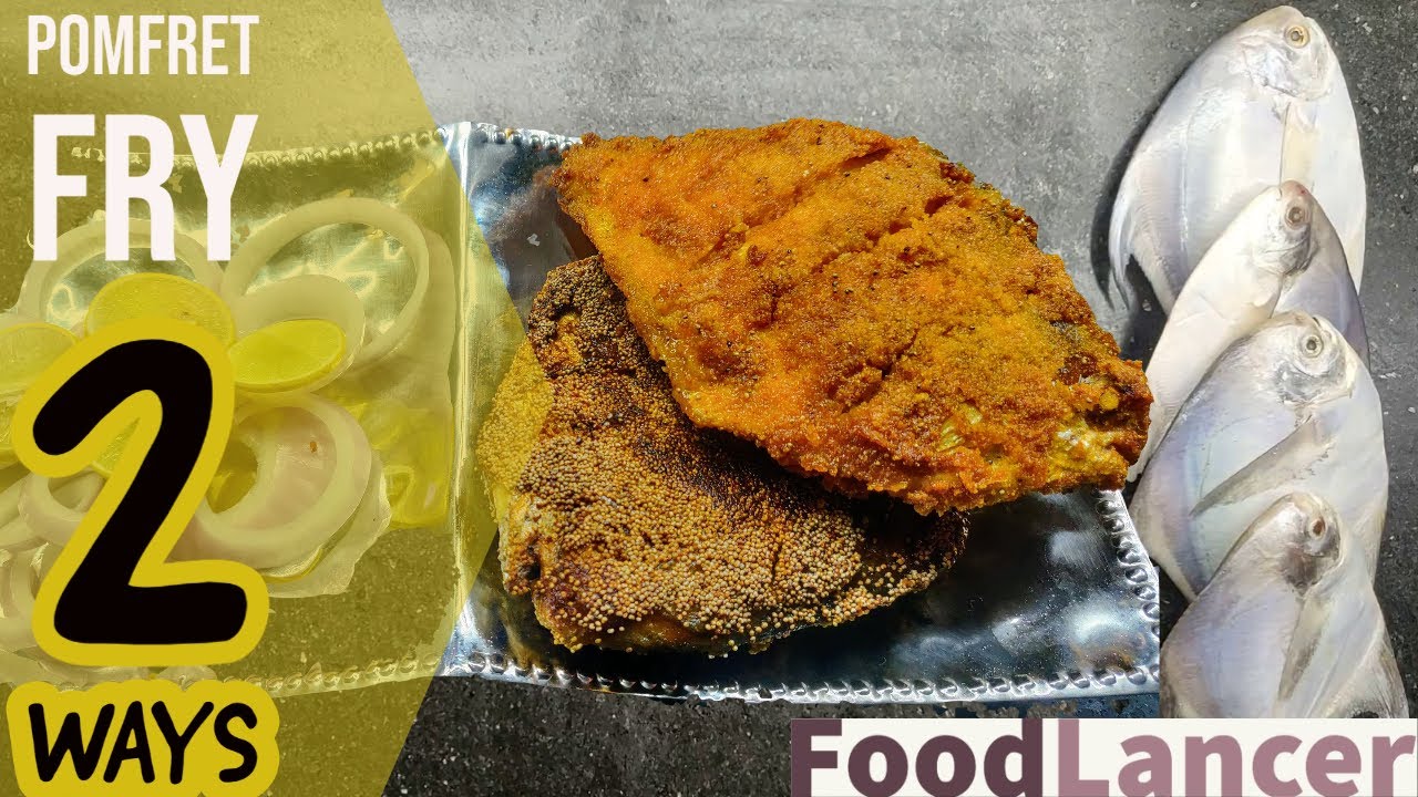 Khus Khus Fish Recipe | Fish Fry With Poppy Seeds | Pomfret Shallow Fry ...