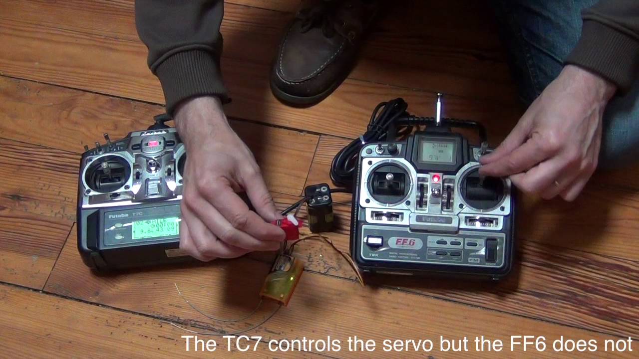 Futaba T7C & FF6 trainer - YouTube