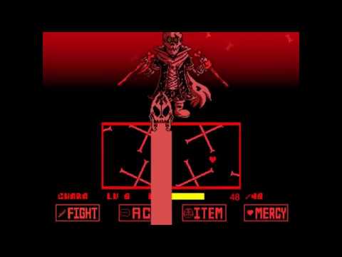 Mistbelief Papyrus genocide battle![Demo,undertale fangame] - YouTube