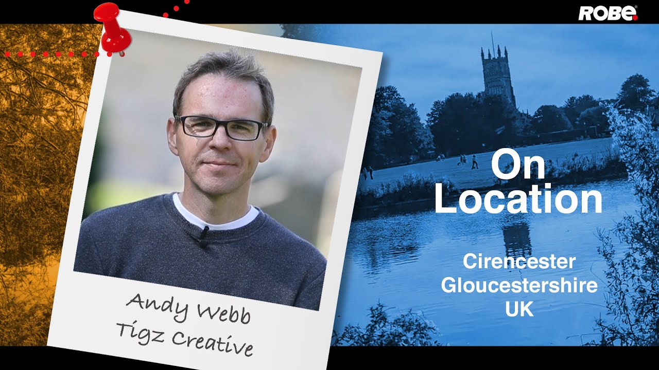 OnLocation 4 - Andy Webb at the Cirencester Abbey in Gloucestershire ...