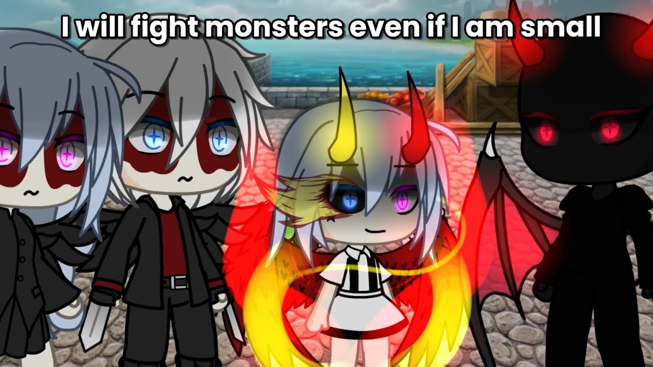 I will fight monsters even if I am small |gacha life| Nova Nova - YouTube