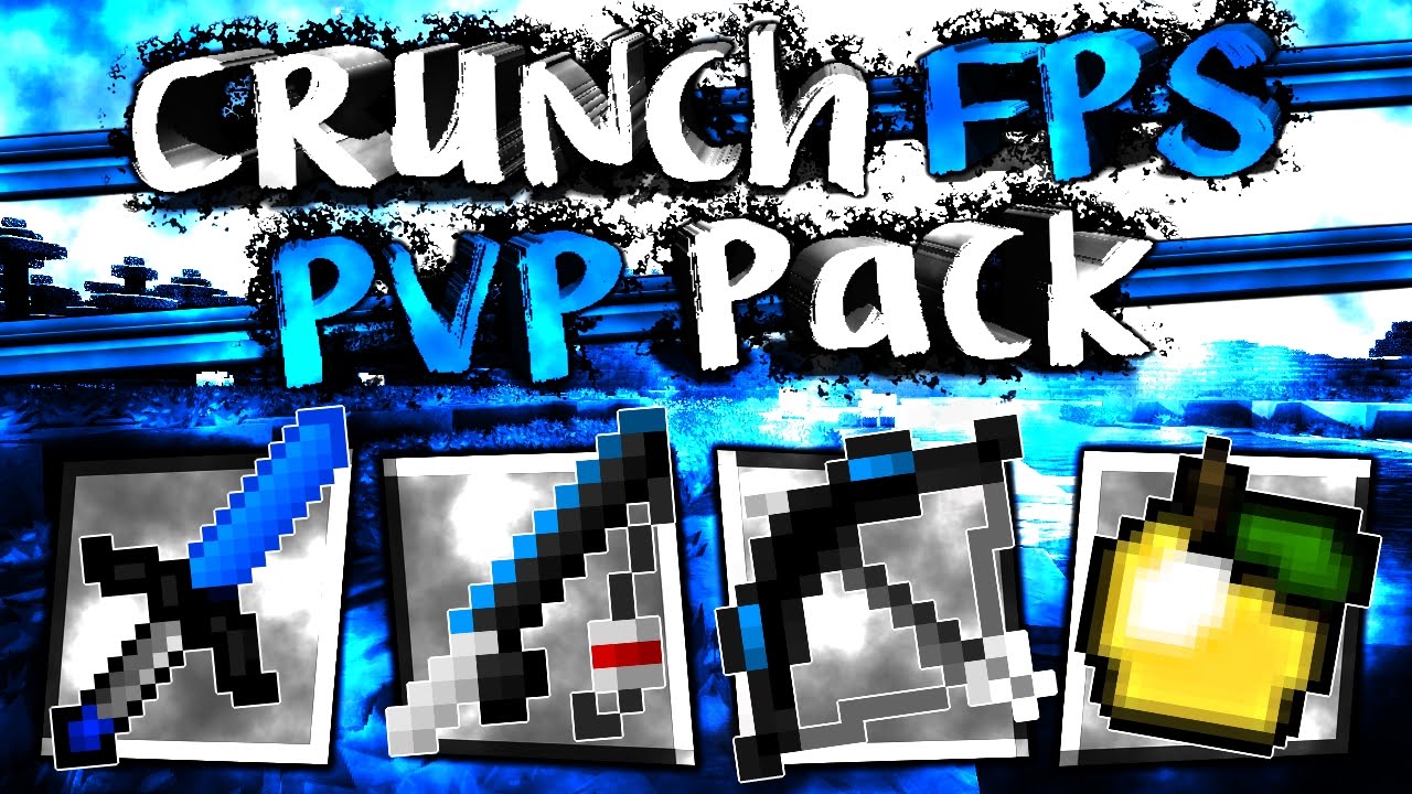 MINECRAFT PVP TEXTURE PACK - CRUNCH FPS PACK KOHI/UHC - YouTube