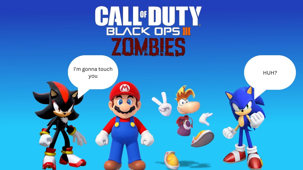 SONIC AND SHADOW GETTIN FREAKY IN ZOMBIES!! - YouTube