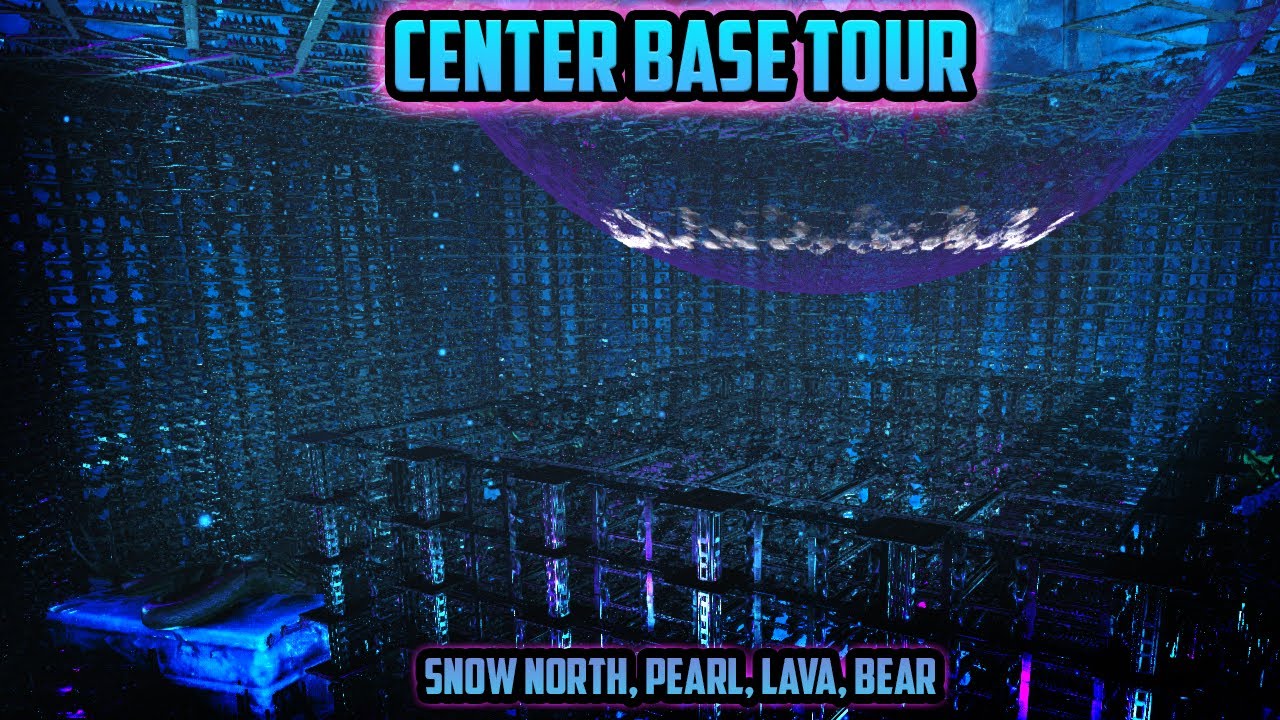 Center Base Tour | Ark Unofficial PvP (Ethereal) - YouTube