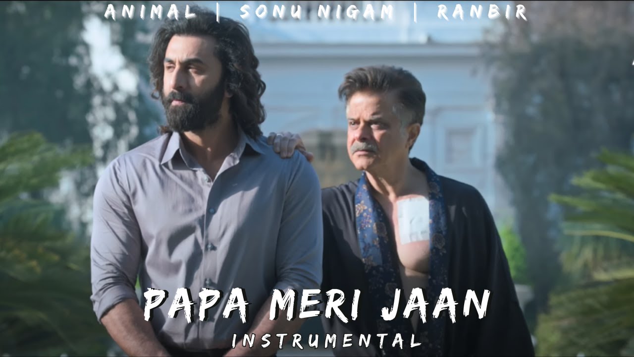 PAPA MERI JAAN | INSTRUMENTAL | ANIMAL | SONU NIGAM | RANBIR - YouTube