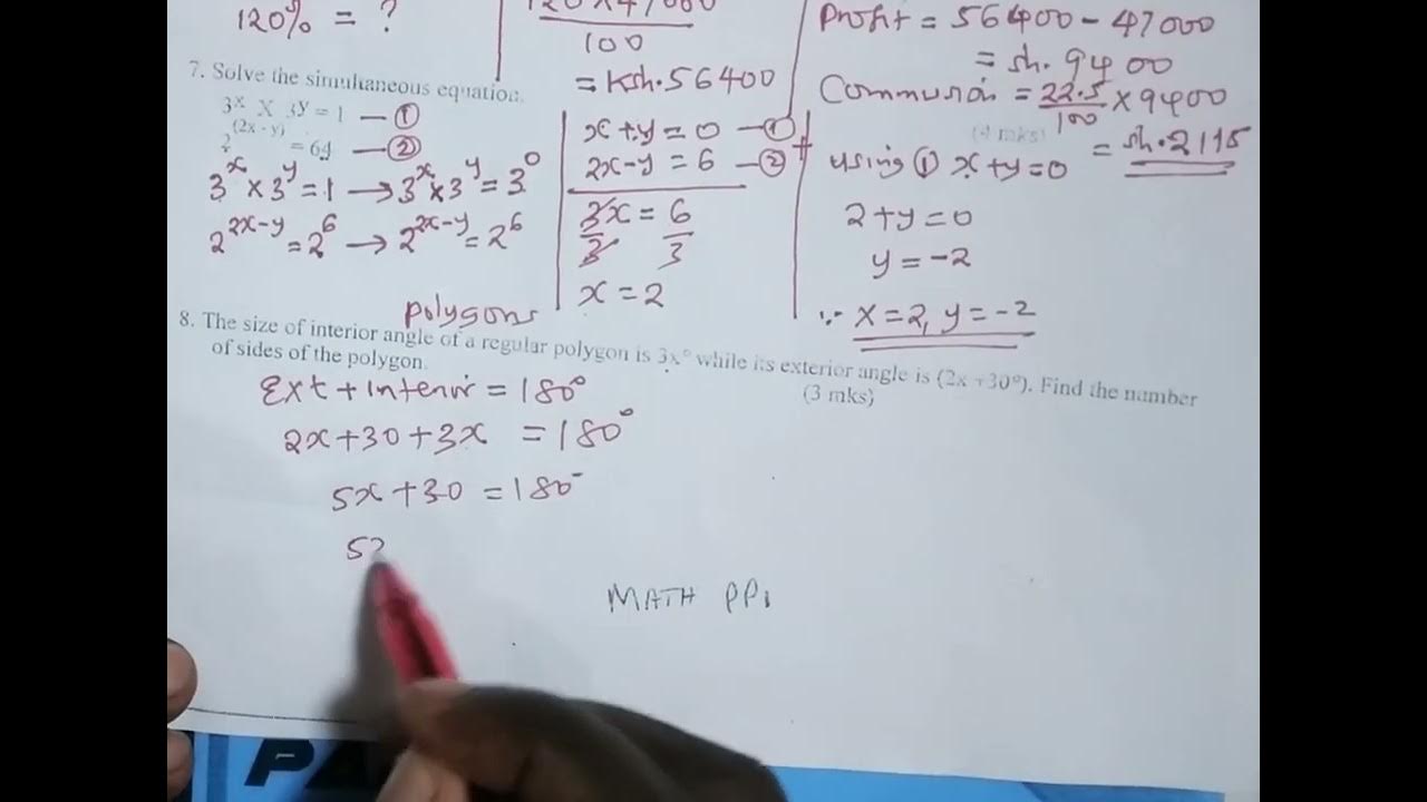 Polygons.Kcse revision|Form 1 Mathematics. - YouTube