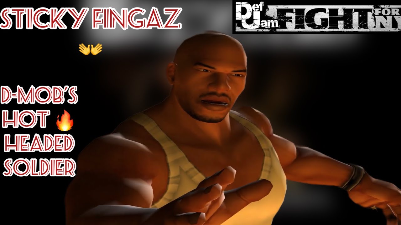 Def Jam FFNY’s Sticky Fingaz 👐 (D-Mob’s most hot 🥵 headed soldier) # ...