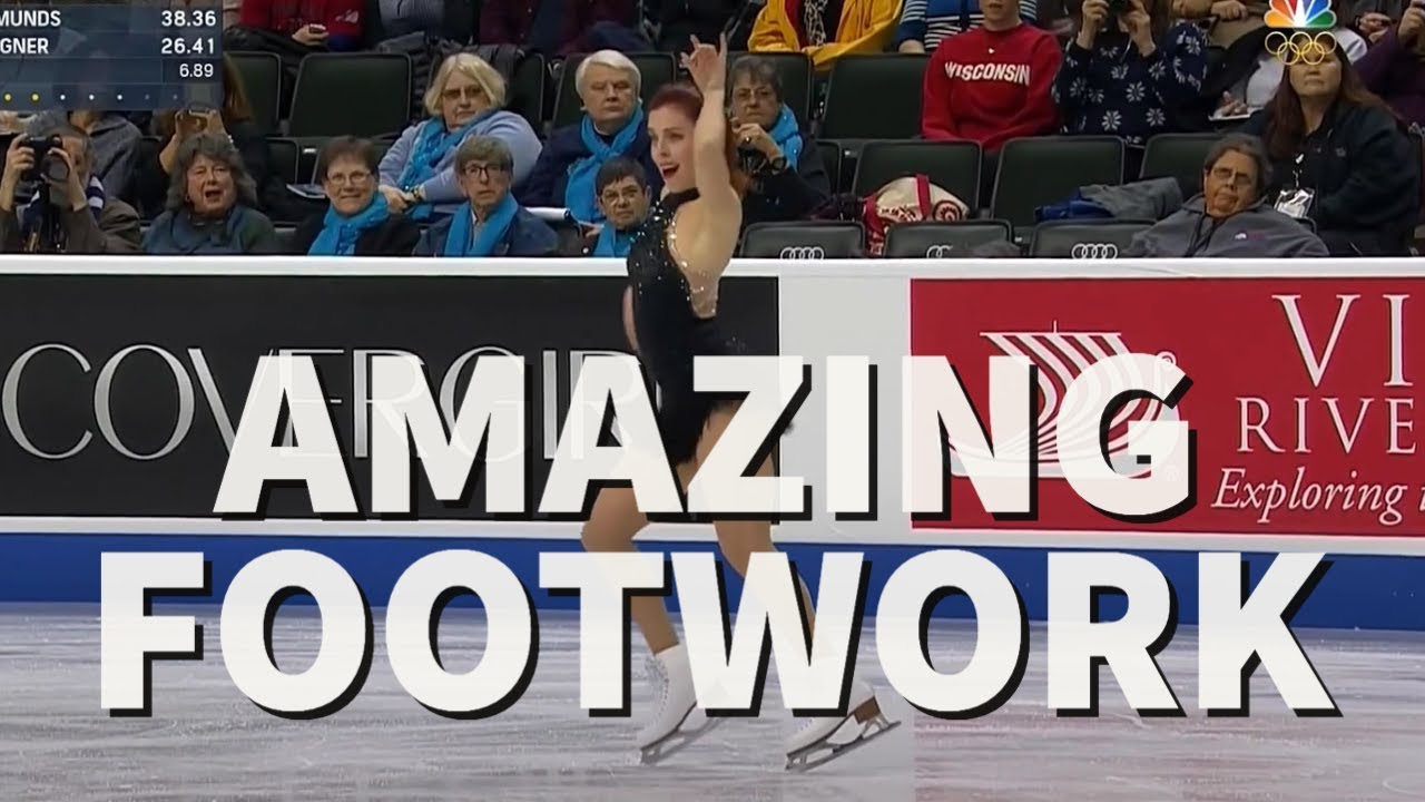 AMAZING FOOTWORK SEQUENCES IN FIGURE SKATING - YouTube