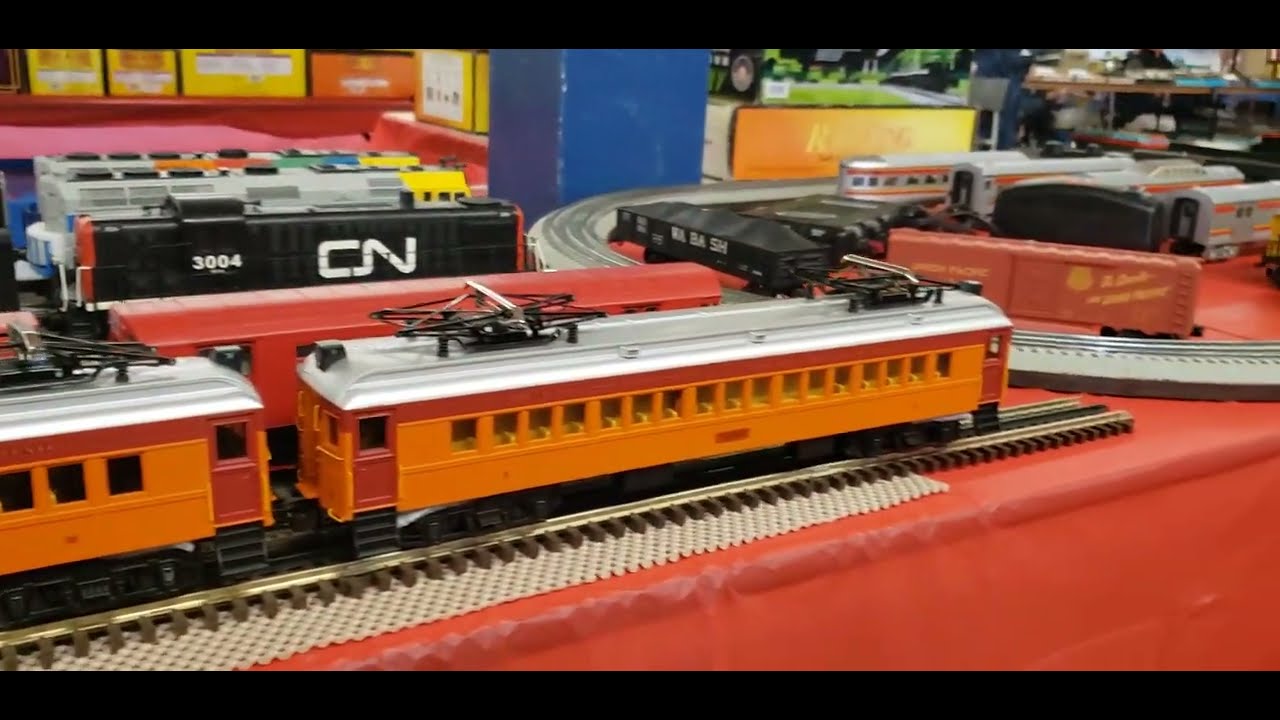 MODEL TRAINS 2024 Laval Salon Du Hobby O Scale Electric MU Train - YouTube