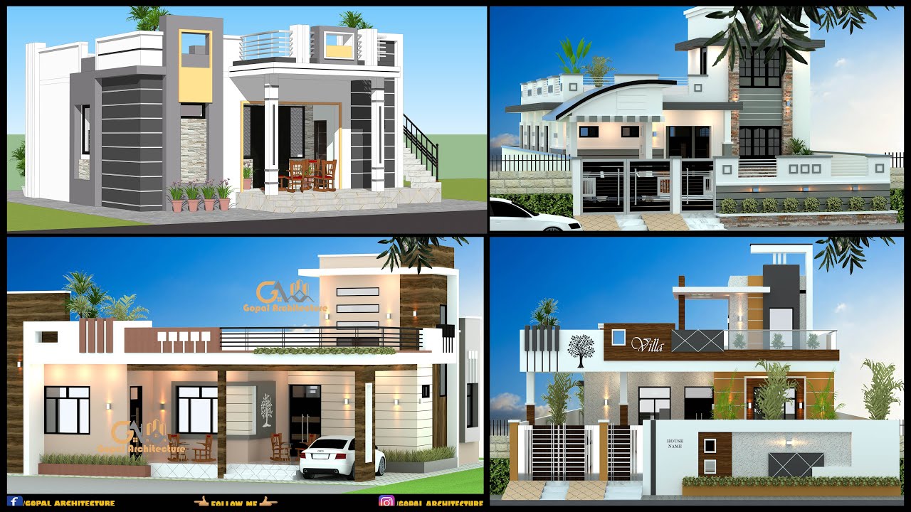Single Floor House Design | Modern Villa Design | Latest House Design ...