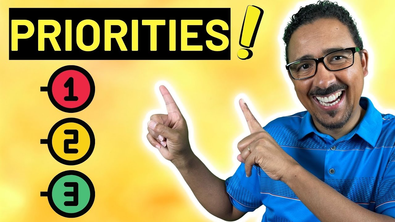 PRIORITIES IN LIFE FOR CHRISTIANS I 5 Priorities in Christian Life ...
