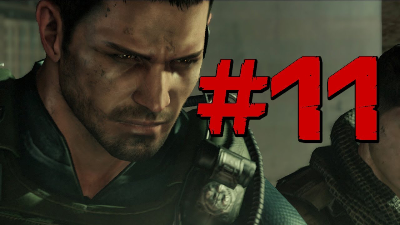 Resident Evil 6 - Walkthrough - Chris Part 11 - SNAKE!? SNAAAAAAKE ...