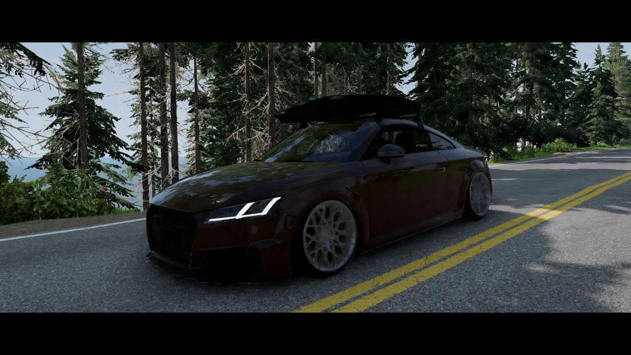 BeamNG- Cruising in Audi TT Mk3 (aggressive backfire🔥🔥🔥) - YouTube