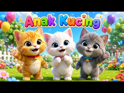 Anak Kucing Meong Meong | Lagu Anak Viral | Lagu Anak Lucu