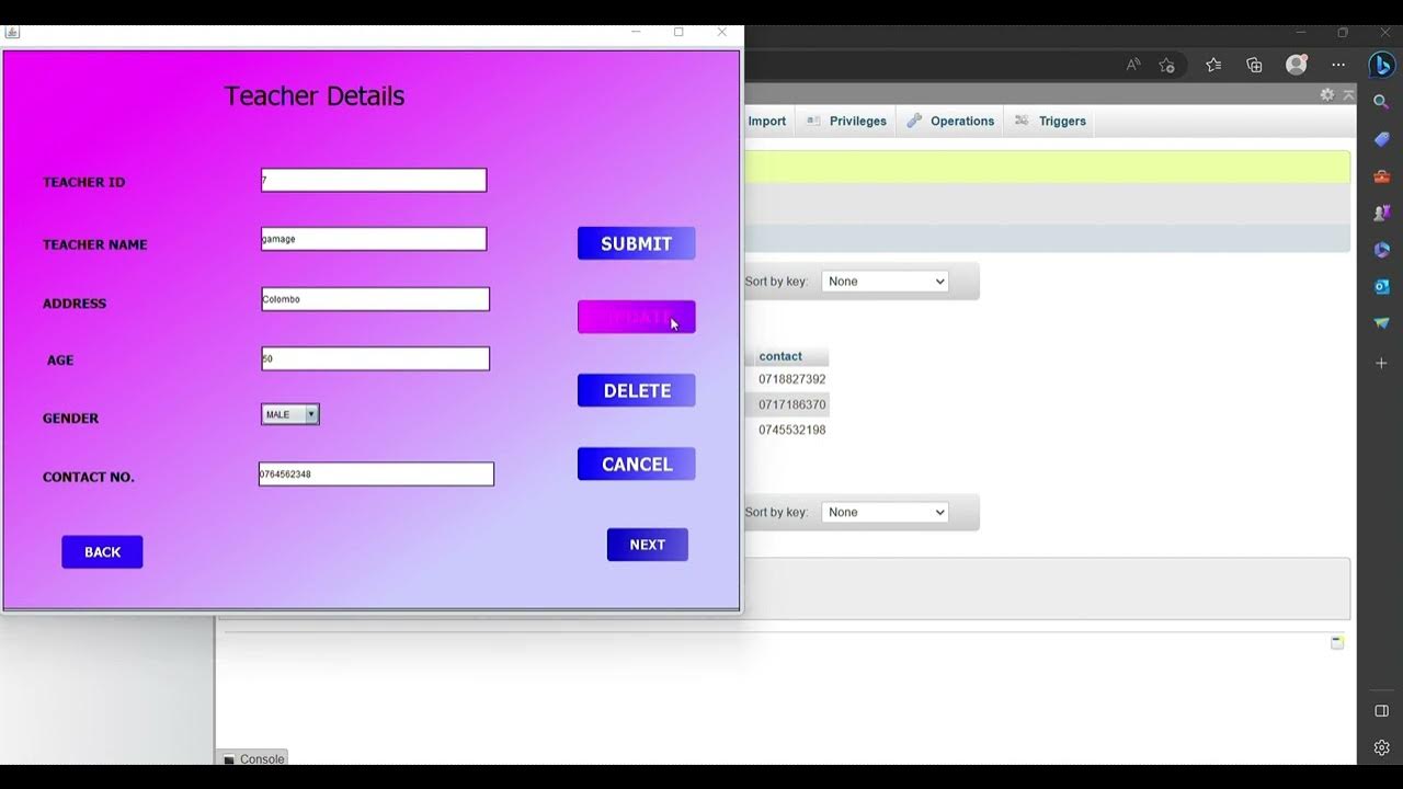 School_Management_System | Netbeans - YouTube