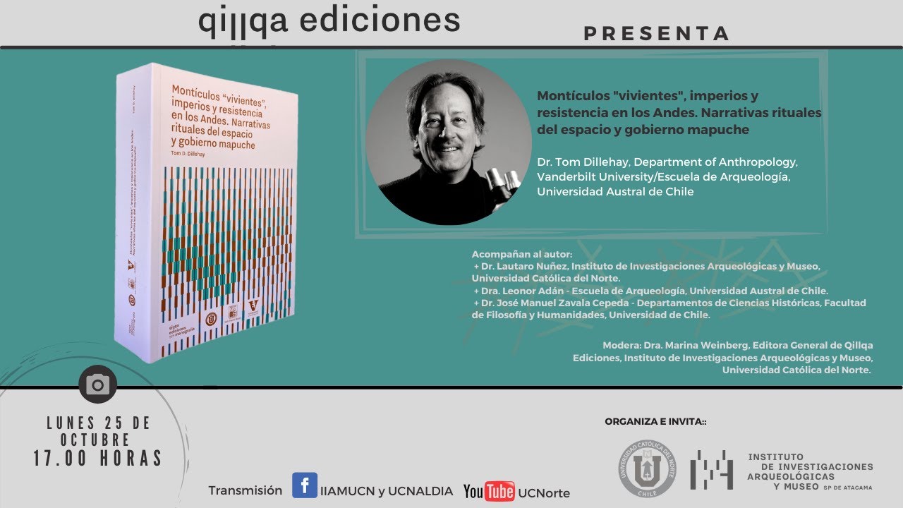 Presentación libro Dr. Tom Dillehay - YouTube