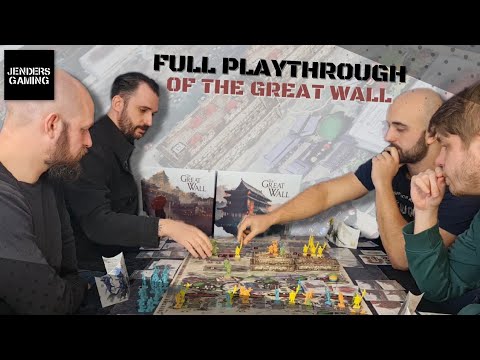 The Great Wall Board Game Playthrough - YouTube