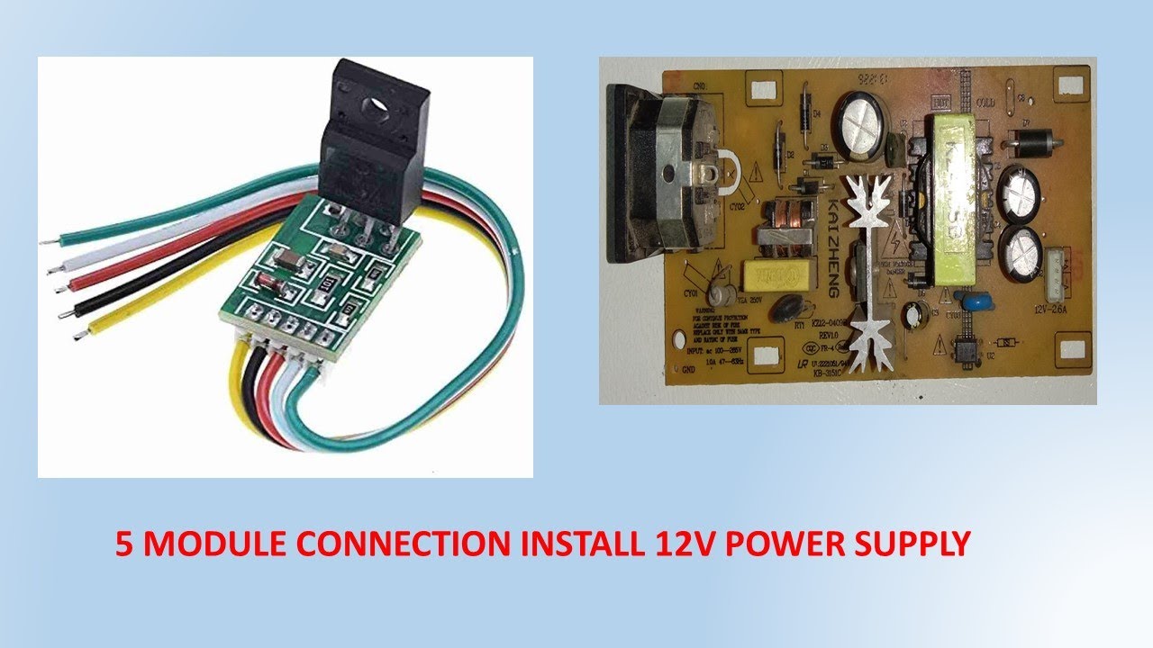 HOW TO 5 WIRE MODULE CONNECTION INSTALL - YouTube