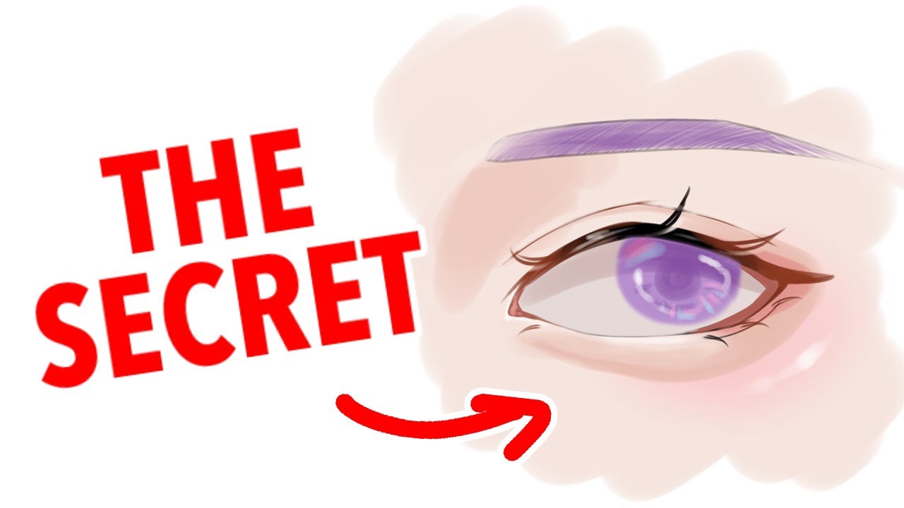 How to draw SEMI REALISTIC eyes - YouTube