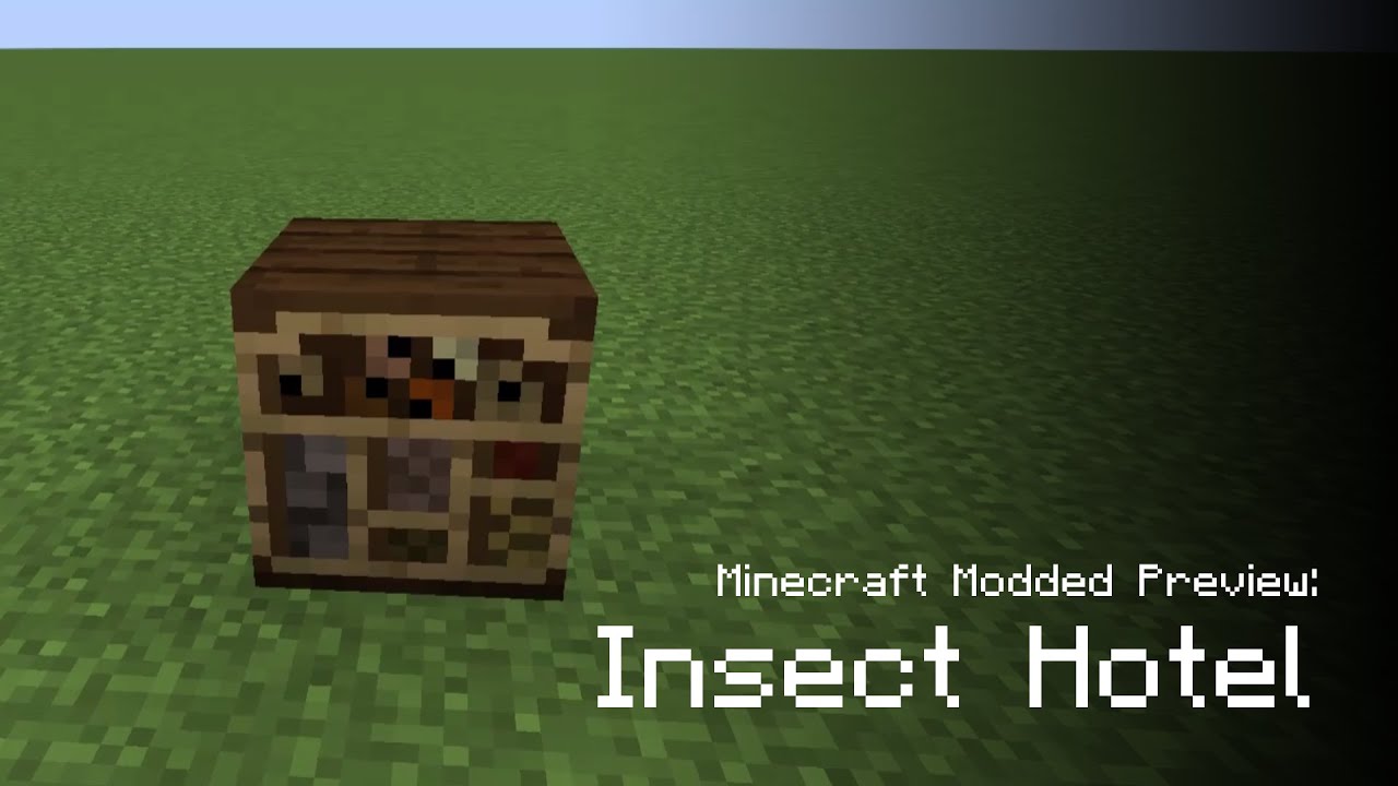 Minecraft Modded Preview - Insect Hotel - YouTube