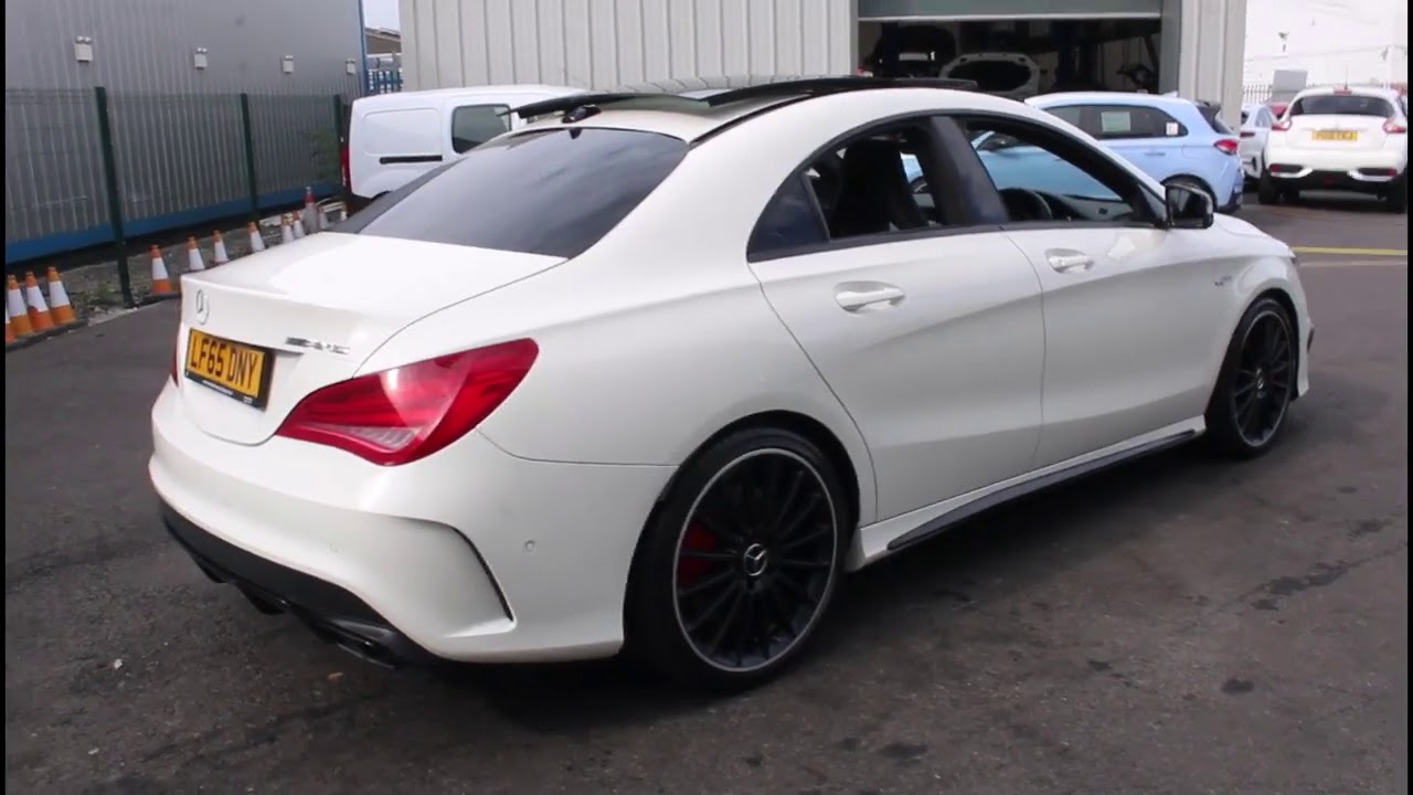 Mercedes | CLA45 AMG | CLA 45 4Matic 4dr Tip Auto | Grey - YouTube