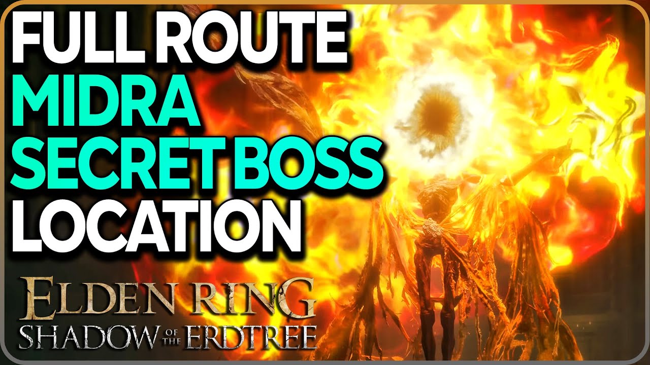 How to get to Midra Secret Boss (Manse Hall) in Elden Ring DLC - YouTube