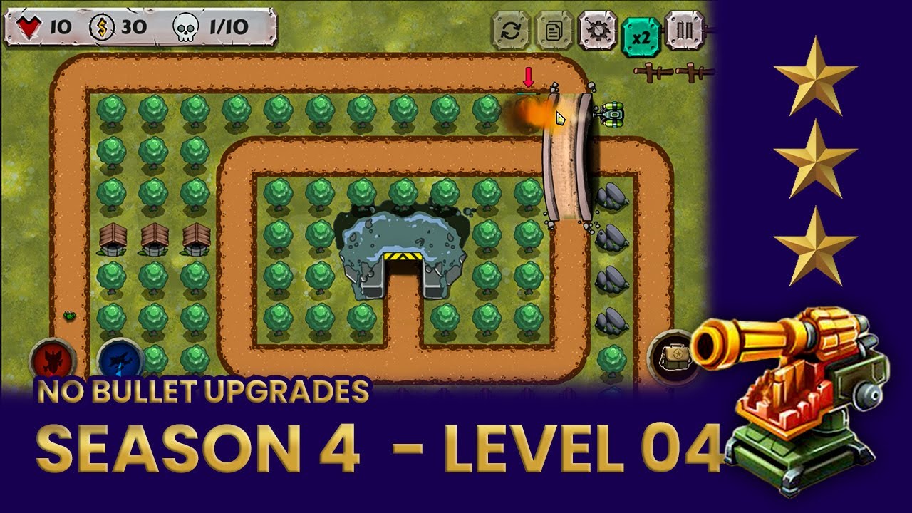 Battle Strategy: Tower Defense - Season 4 Level 04 Walkthrough - YouTube